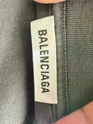 Balenciaga Washed Crew-neck T-shirt - Grey