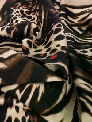 Givenchy Animal-pattern Silk Scarf
