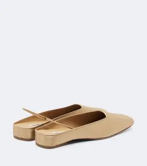 Calvin Klein Lana Satin Slingback Flats