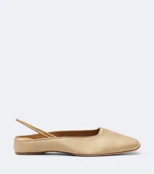 Calvin Klein Lana Satin Slingback Flats
