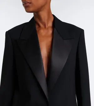 THE ROW Jona Wool Tuxedo Jacket