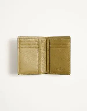 Valentino Garavani Rockstud Cardholder In Grainy Calfskin