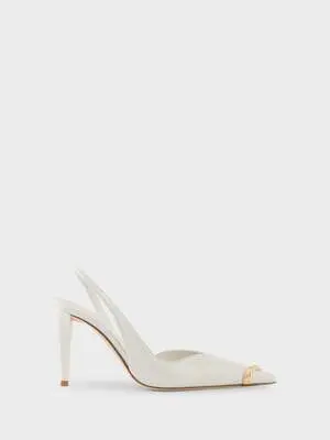 GIUSEPPE ZANOTTI Salamander Slingbback 105 - Silver