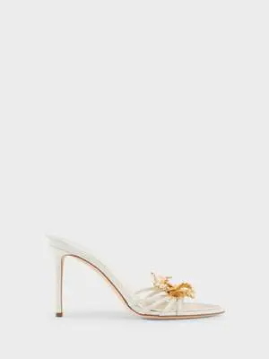 GIUSEPPE ZANOTTI Orchid Crystal Mule 90 - Silver