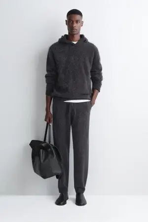Cos Brushed Pure Cashmere Hoodie
