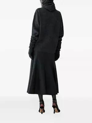 Carolina Herrera High-waisted Flared Midi Skirt