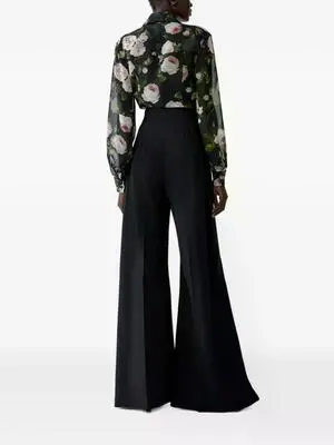 Carolina Herrera Isabella Floral-print Silk Shirt