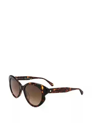 Kate Spade New York Tortoiseshell-effect Geometric-frame Sunglasses