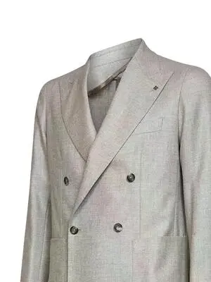 Tagliatore Double-breasted Peak-lapel Blazer