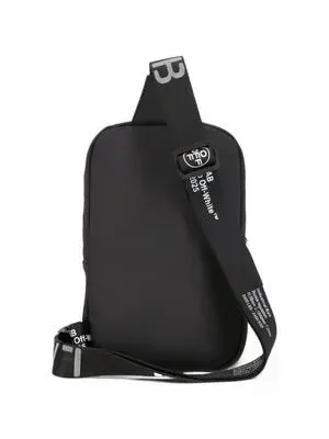 L/AB C/O OFF-WHITE Off-white Logo-strap Messenger Bag - Black