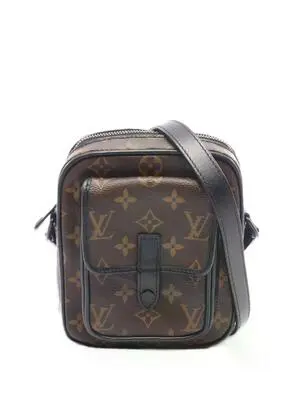 LOUIS VUITTON 2020 Christopher Monogram Macassar Shoulder Bag - Brown
