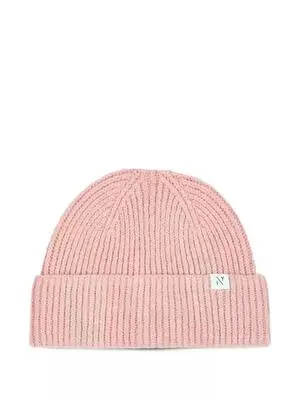 NOWADAYS Ribbed-knit Beanie Hat Pink