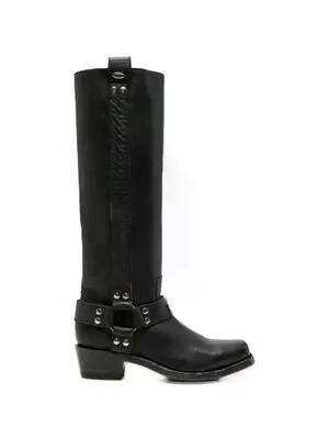 MEXICANA Candela Leather Boots - Black