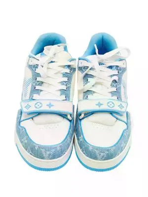 LOUIS VUITTON Trainer Touch-strap Sneakers - Blue