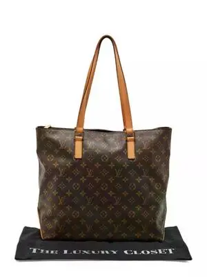 LOUIS VUITTON 2004 Large Luco Monogram Canvas Tote Bag - Brown