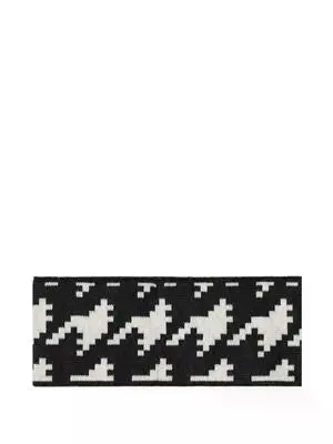 Perfect Moment Houndstooth-pattern Headband