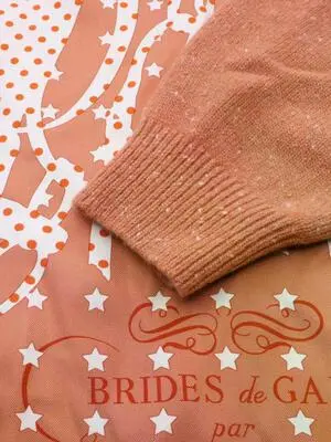 Hermès 2010s Brides De Gala Knit Mini Dress