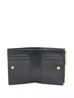 Bottega Veneta Intrecciato Bi-fold Wallet - Black