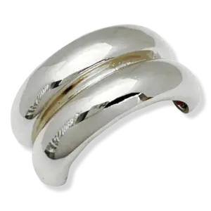 RPZL Double Cuff Pony Holder - Silver
