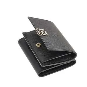 Loewe Anagram' Leather Tri-fold Wallet