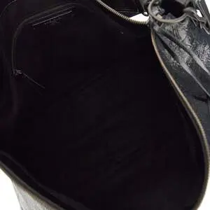 Balenciaga Arena Leather Large 'le City Moto' Bag