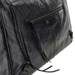 Balenciaga Arena Leather Large 'le City Moto' Bag