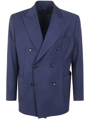MICHAEL COAL Jacket Double-breasted Austin Navy