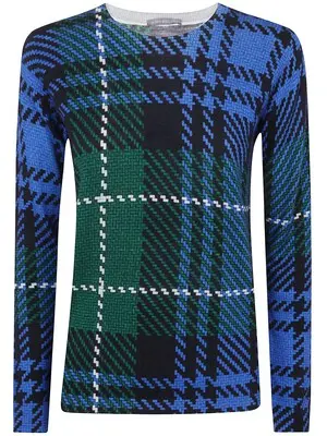 IN BED WITH YOU Sweater Tartan Print - Multi