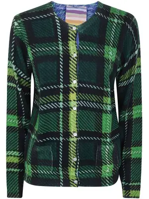 IN BED WITH YOU Cardigan Round Neck "round Neck Cardigan - Multi