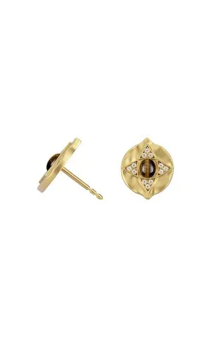 House Of Harlow 1960 14k Gold Plated Sterling Silver Hathor Stud Earrings