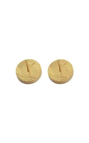 House Of Harlow 1960 14k Gold Plated Sterling Silver Sunburst Stud Earrings