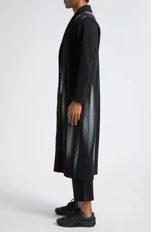Issey Miyake In The Shadow Pleated Long Jacket