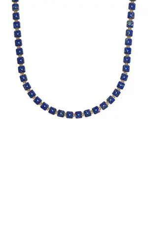 House Of Harlow 1960 14k Yellow Gold Nova Collar Necklace - Blue