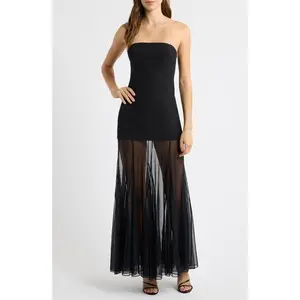 HELLO MOLLY Dewkissed Bloom Dress - Black