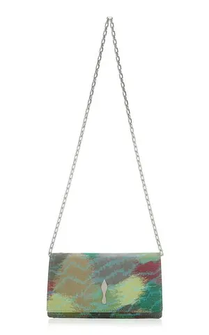 CHRISTIAN LOUBOUTIN Bettina Printed Jacquard Clutch