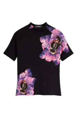 Desigual Lacroix Floral Print T-shirt
