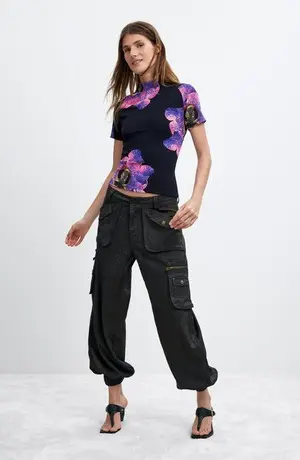 Desigual Lacroix Floral Print T-shirt