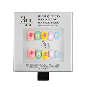 3H NAILS Shellyshort Square Press-on Nails