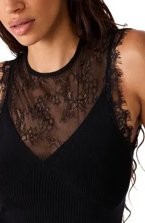 Steve Madden Kourt Rib Sweater Tank