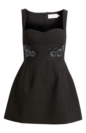 HELLO MOLLY Showered With Love Minidress - Black