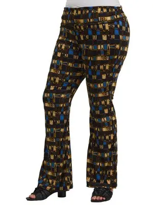 24SEVEN COMFORT APPAREL Elevate Curvy Elastic Waist Pant