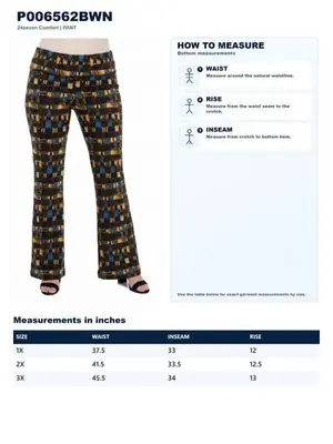 24SEVEN COMFORT APPAREL Elevate Curvy Elastic Waist Pant