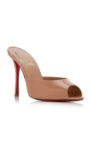 CHRISTIAN LOUBOUTIN Me Dolly 100mm Patent Leather Mules