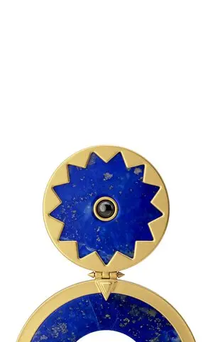 House Of Harlow 1960 14k Gold Plated Sterling Silver Sunburst Statement Earrings