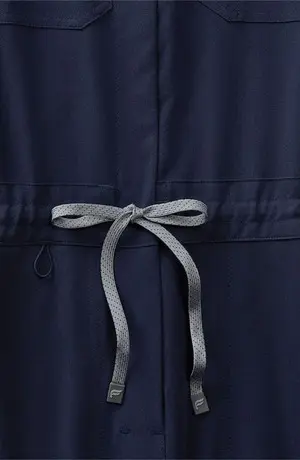 FABLETICS Empower Wide Leg Scrub Jumpsuit - Navy