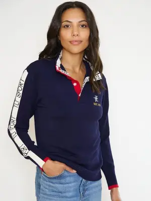 THE LITTLE TAILOR Half Neck Sports Ski Sweater