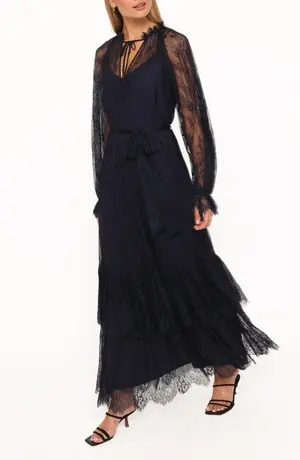 PETAL & PUP Marnelle Lace Maxi Dress