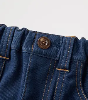 MIKI HOUSE Teddy Bear Appliqué Jeans