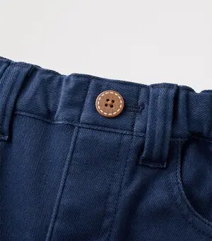 MIKI HOUSE Bunny Rabbit Appliqué Jeans
