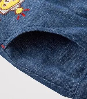 MIKI HOUSE Embroidered Robot Trousers